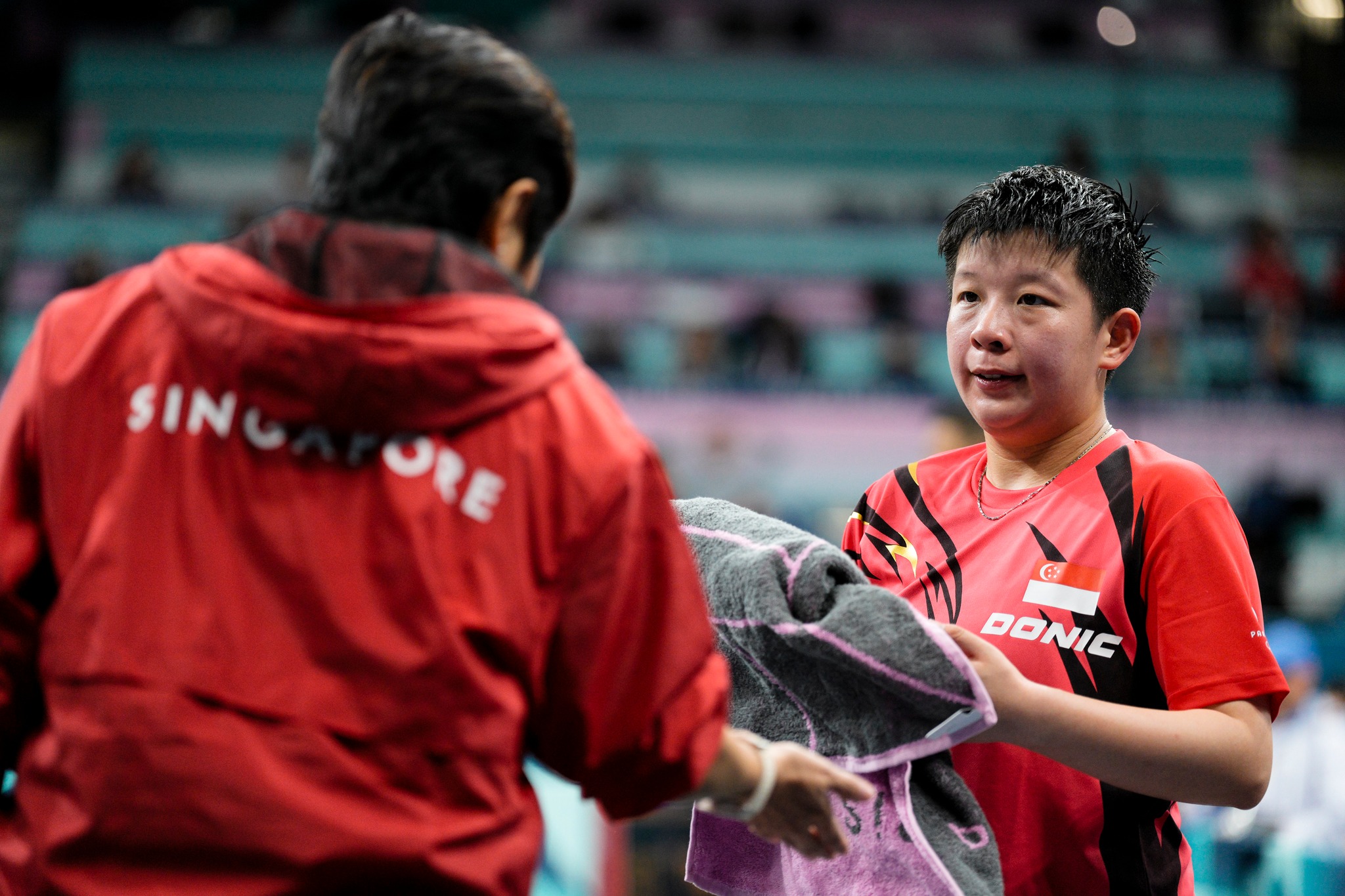 Zeng Jian wins on Olympic debut | Singapore Table Tennis Association