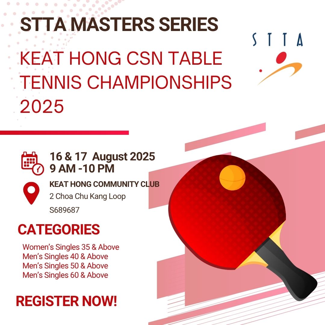 STTA Masters Series 2025 | Singapore Table Tennis Association