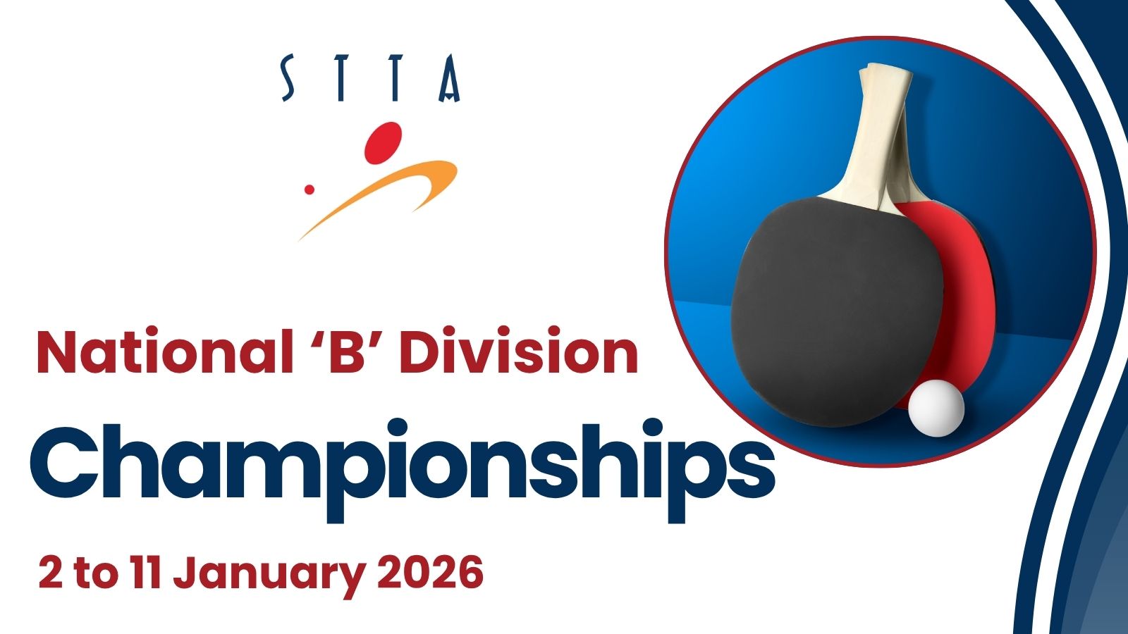 STTA National ‘B’ Division Championships 2026 | Singapore Table Tennis ...